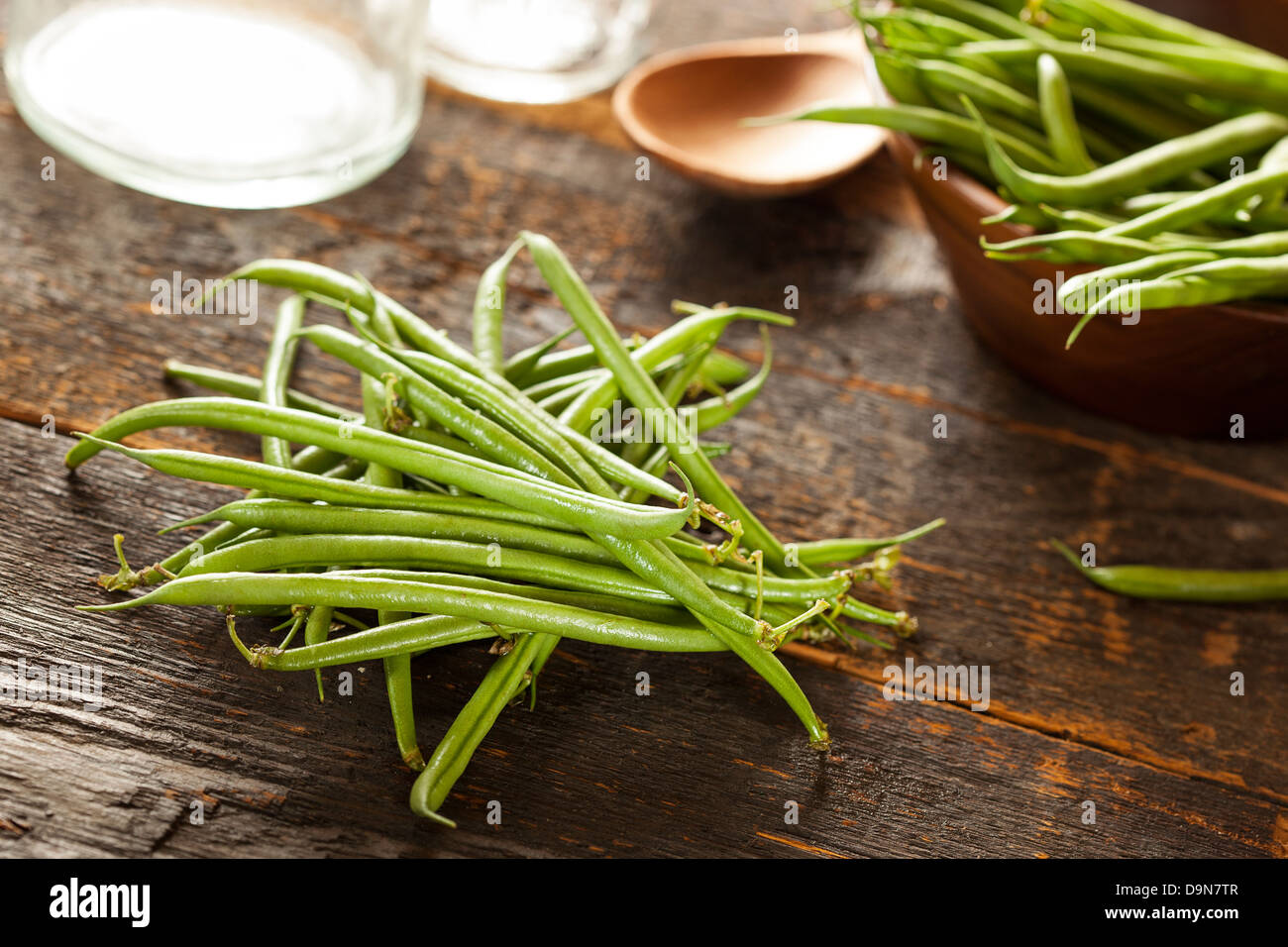 Organic french beans hi-res stock photography and images - Alamy