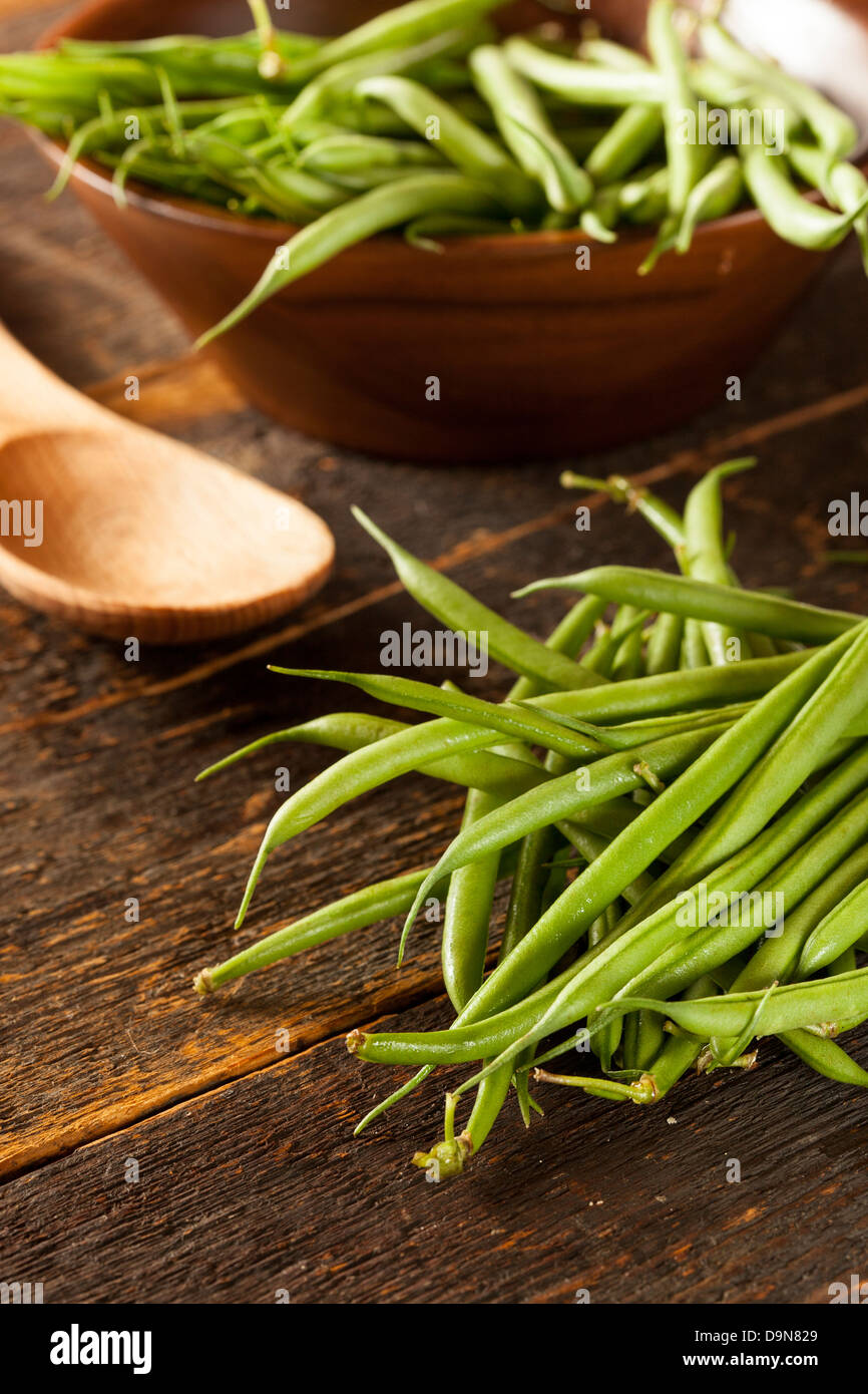 Healthy raw green beans hi-res stock photography and images - Alamy