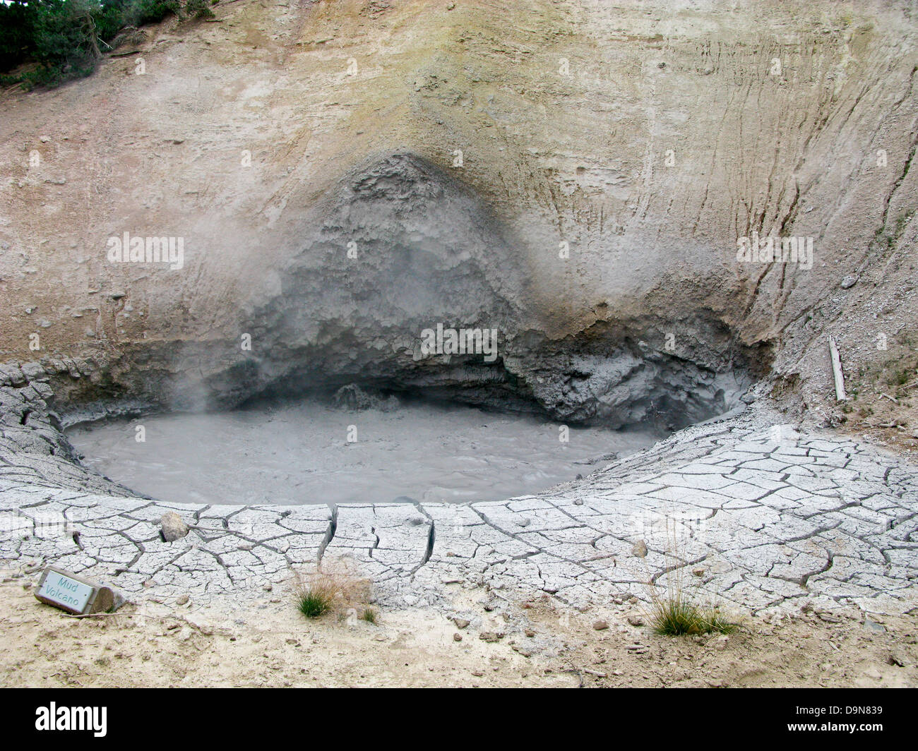 yellowstone national park,wyoming,usa‚Mud Volcano Stock Photo - Alamy