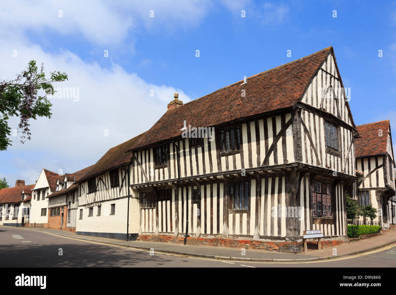 15th century timbered Wool Hall of the Guild of our Lady now part of ...