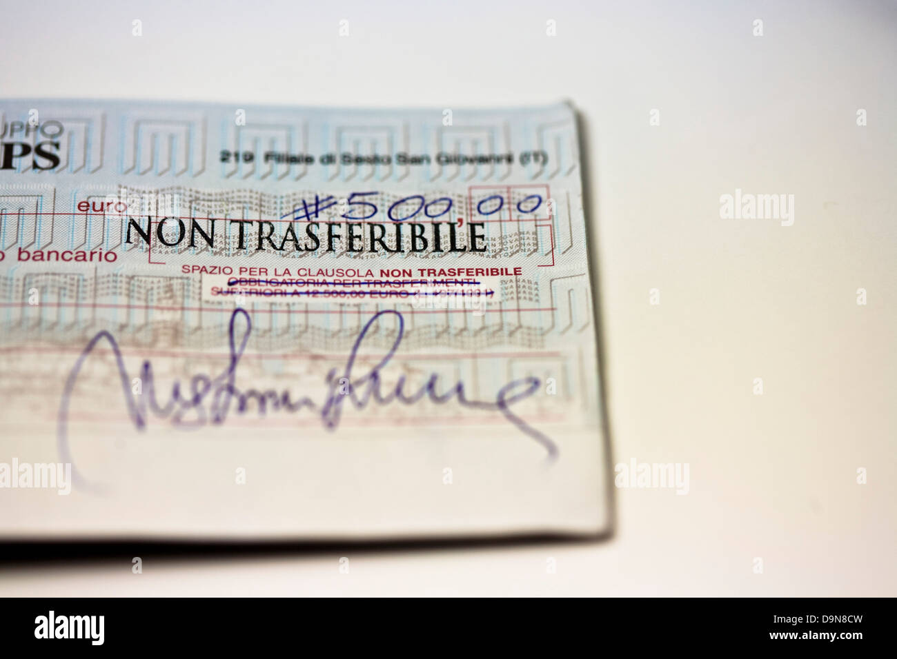 Signing cheques hi-res stock photography and images - Alamy