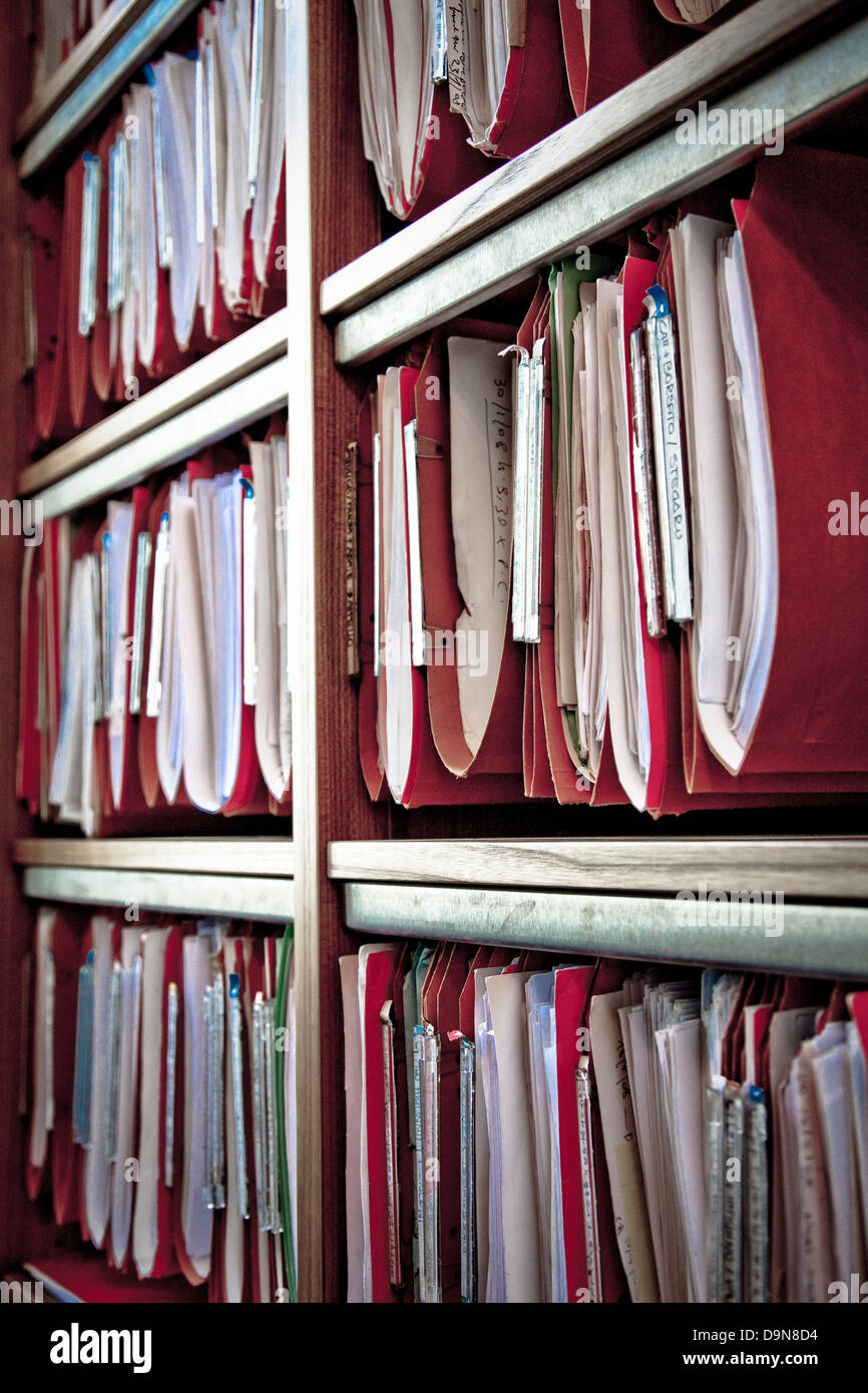 office documents in the archive Stock Photo - Alamy