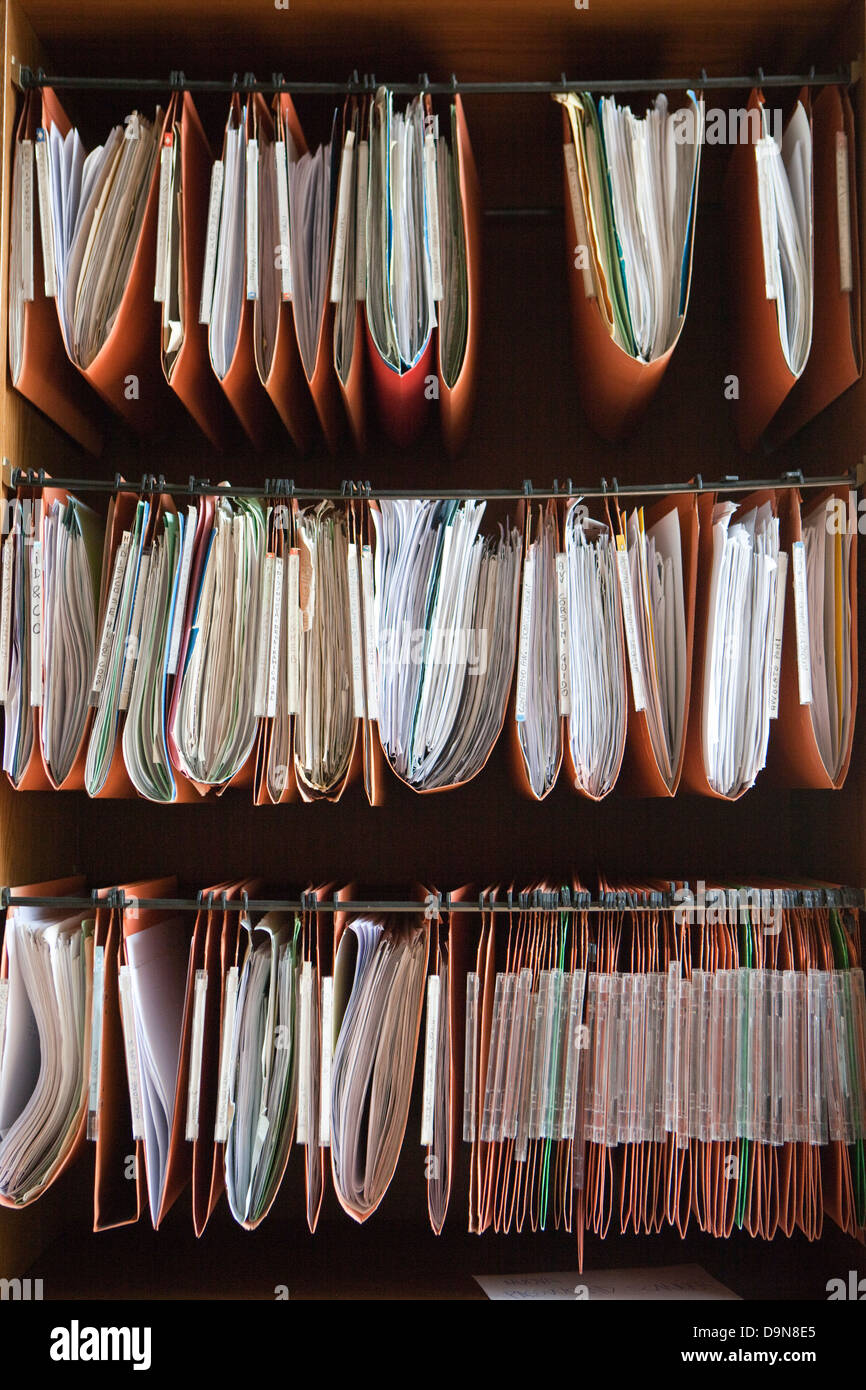 Office archive vertical hi-res stock photography and images - Alamy
