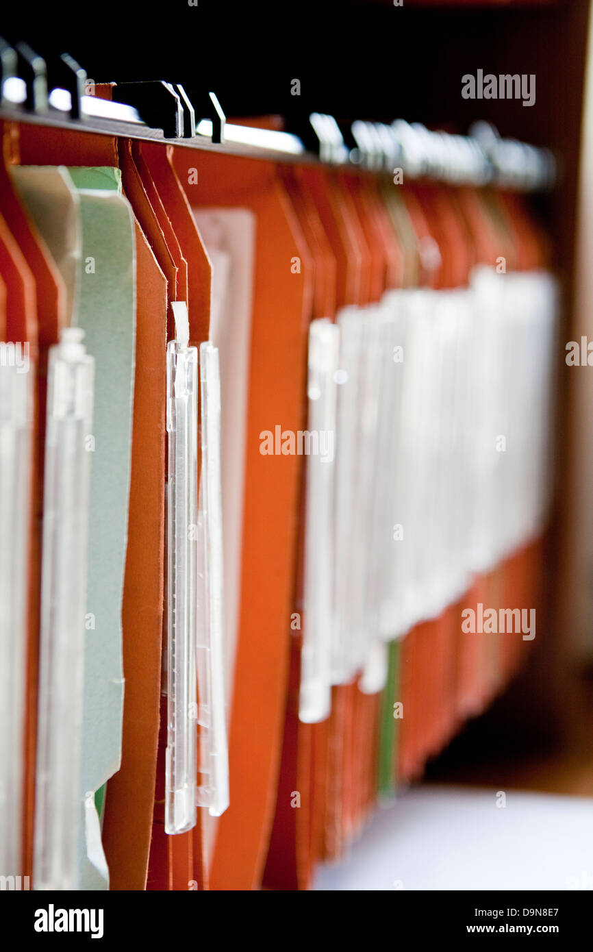 office documents in the archive Stock Photo - Alamy