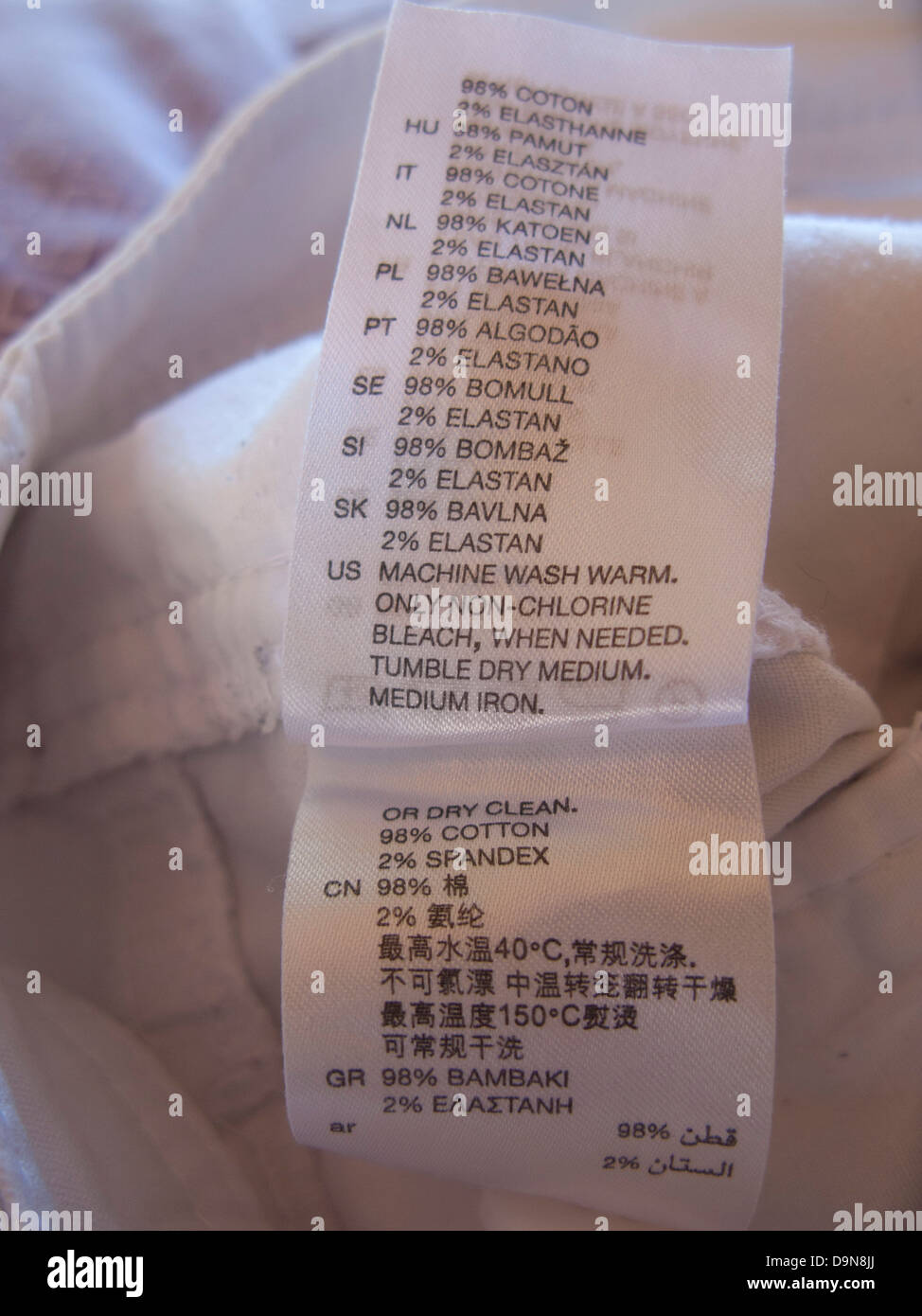 Shirt label hi-res stock photography and images - Alamy