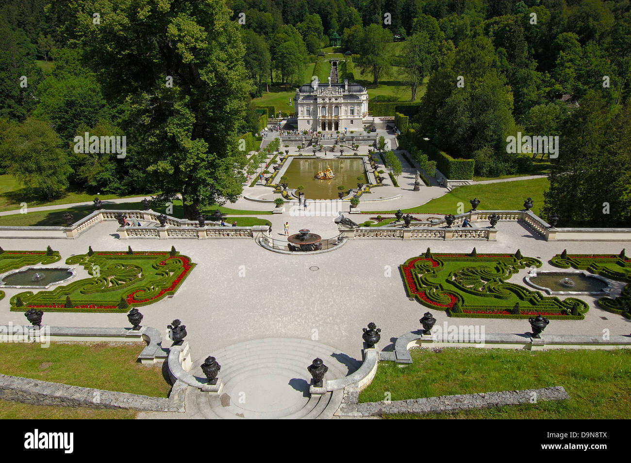 Linderhof, Linderhof Castle, Linderhof Palace, Schloss Linderhof, Upper ...