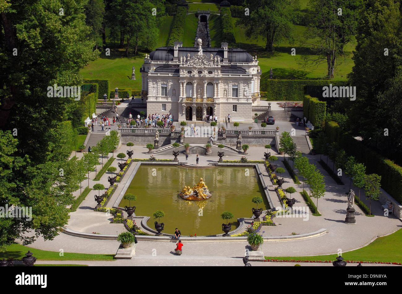 Linderhof, Linderhof Castle, Linderhof Palace, Schloss Linderhof, Upper ...