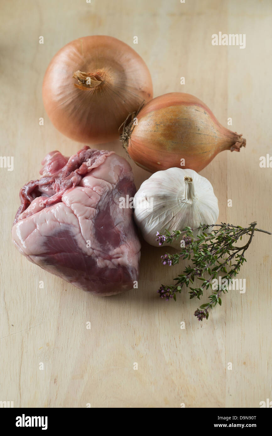 Offal heart hi-res stock photography and images - Alamy