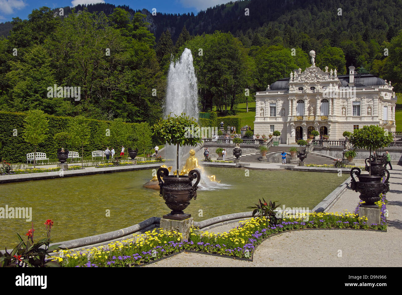 Linderhof, Linderhof Castle, Linderhof Palace, Schloss Linderhof, Upper ...
