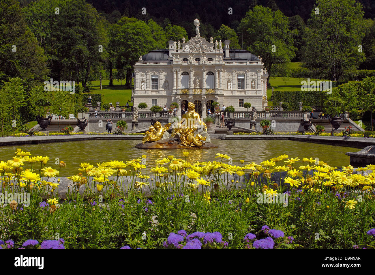Linderhof, Linderhof Castle, Linderhof Palace, Schloss Linderhof, Upper ...