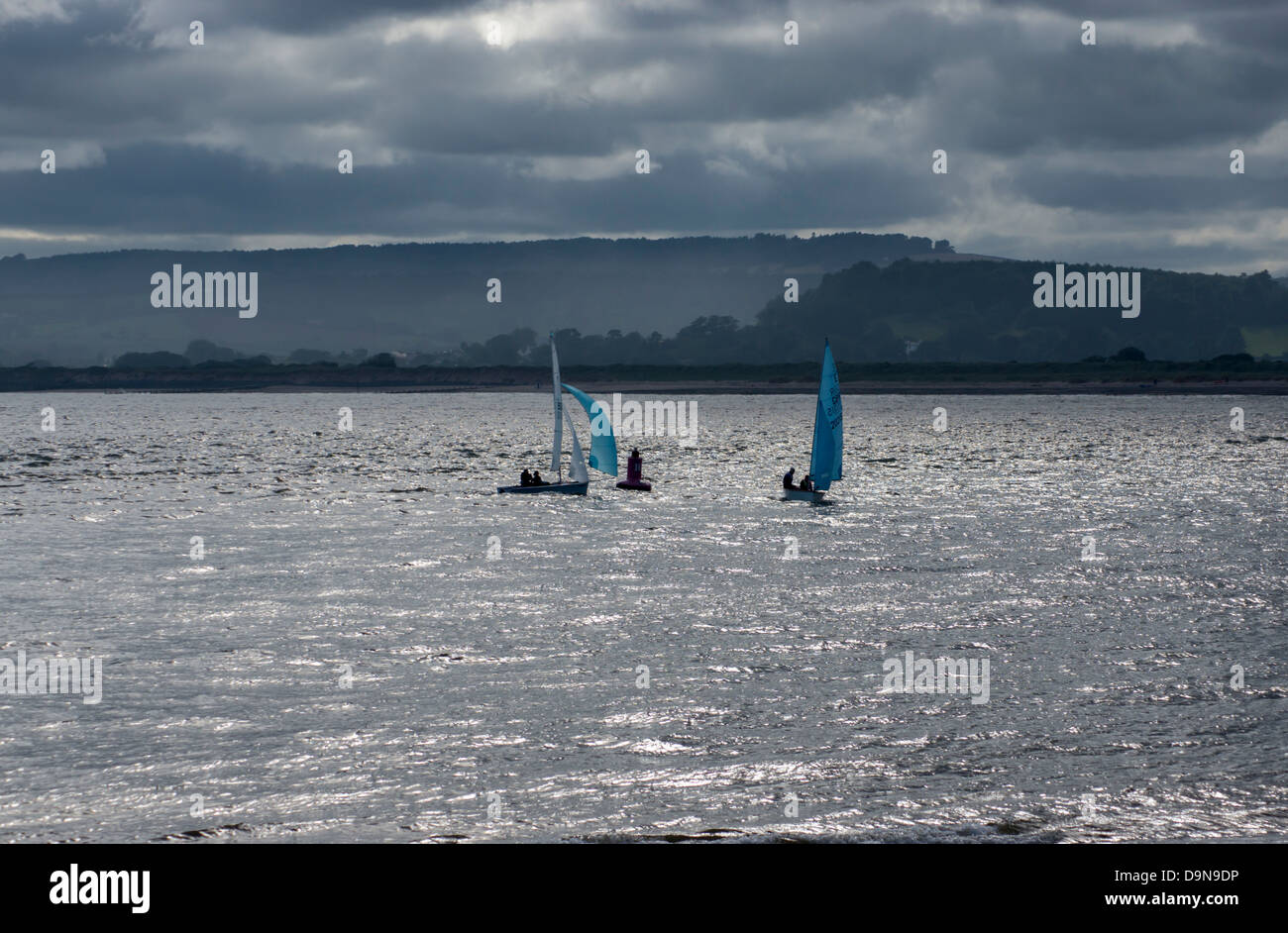 europe, uk, england, devon, Exe estuary sailing Stock Photo - Alamy