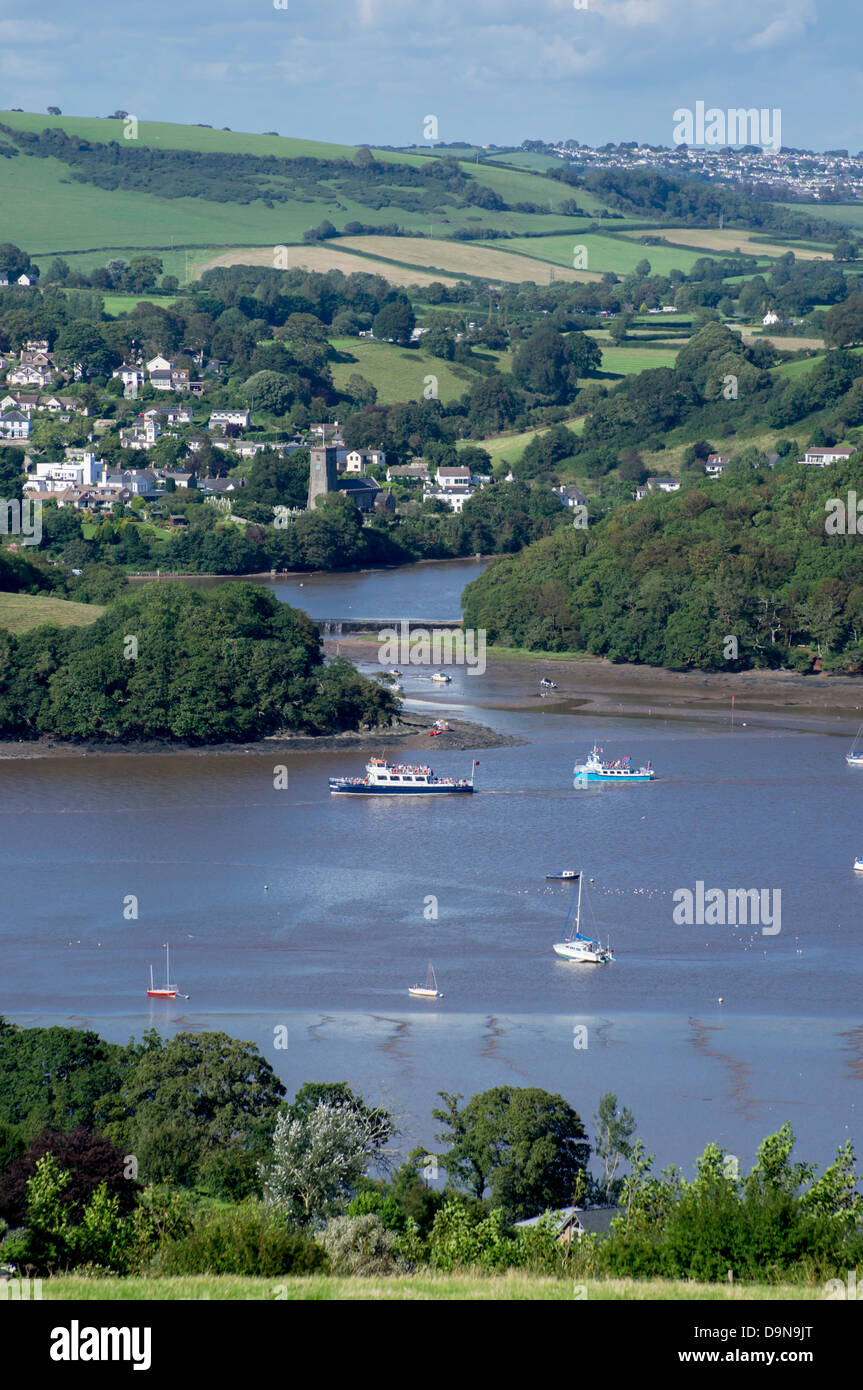 UK, England, Devon, Stoke Gabriel, River Dart valley Stock Photo - Alamy