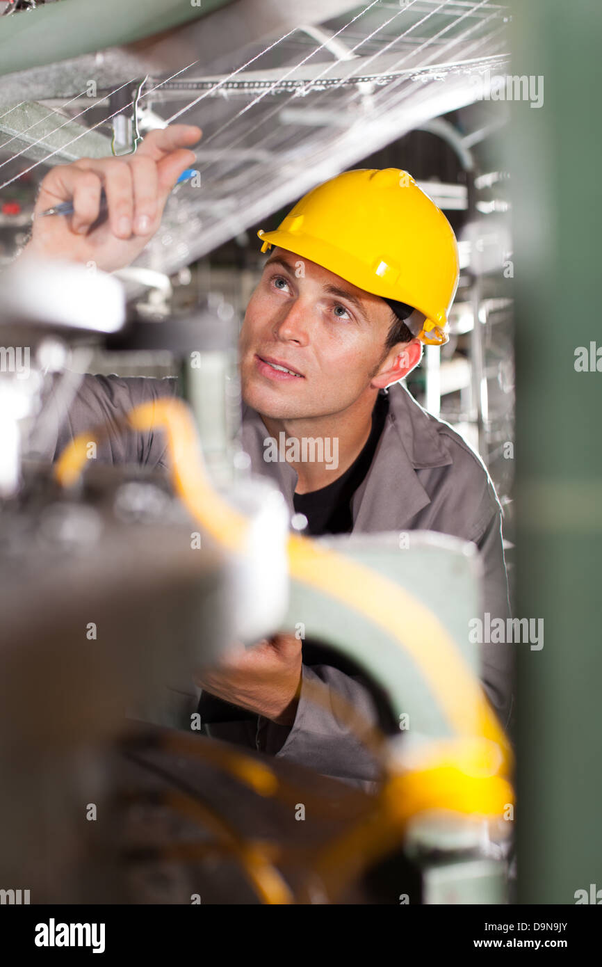 textile worker conducting industrial quality control Stock Photo - Alamy