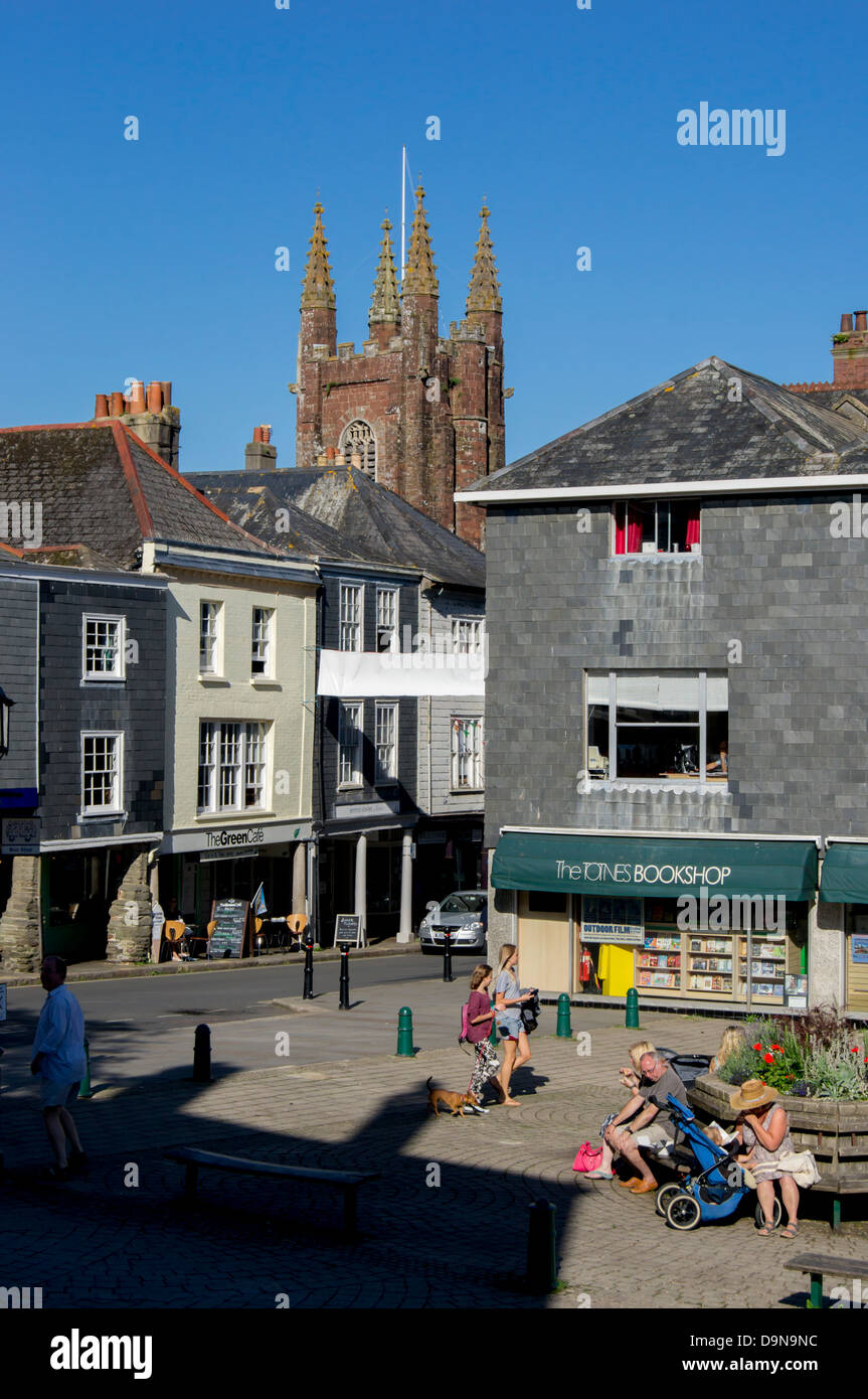 UK, England, Devon, Totnes town Stock Photo - Alamy