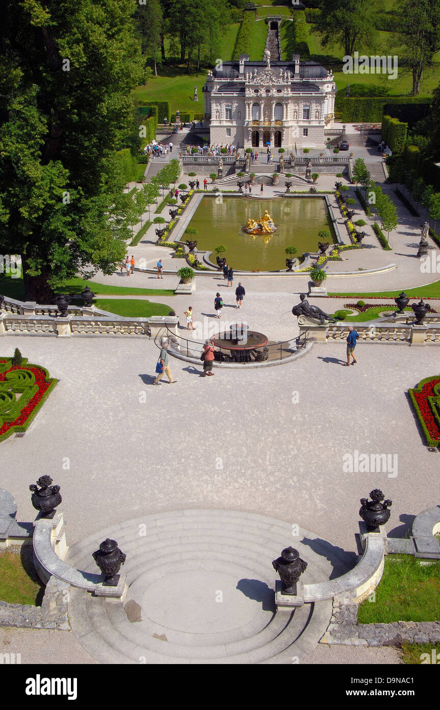 Linderhof, Linderhof Castle, Linderhof Palace, Schloss Linderhof, Upper ...