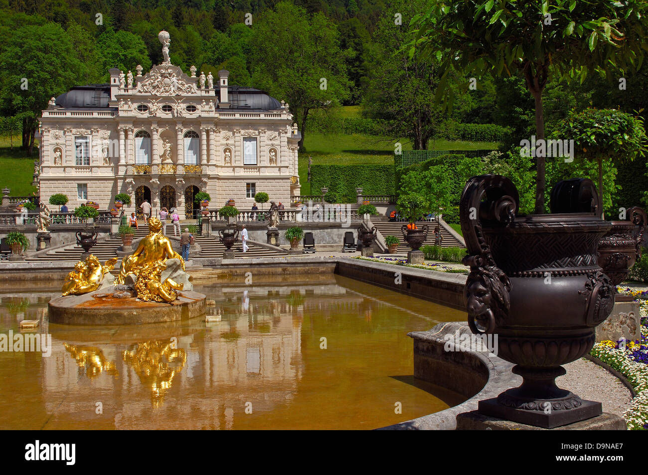 Linderhof, Linderhof Castle, Linderhof Palace, Schloss Linderhof, Upper ...
