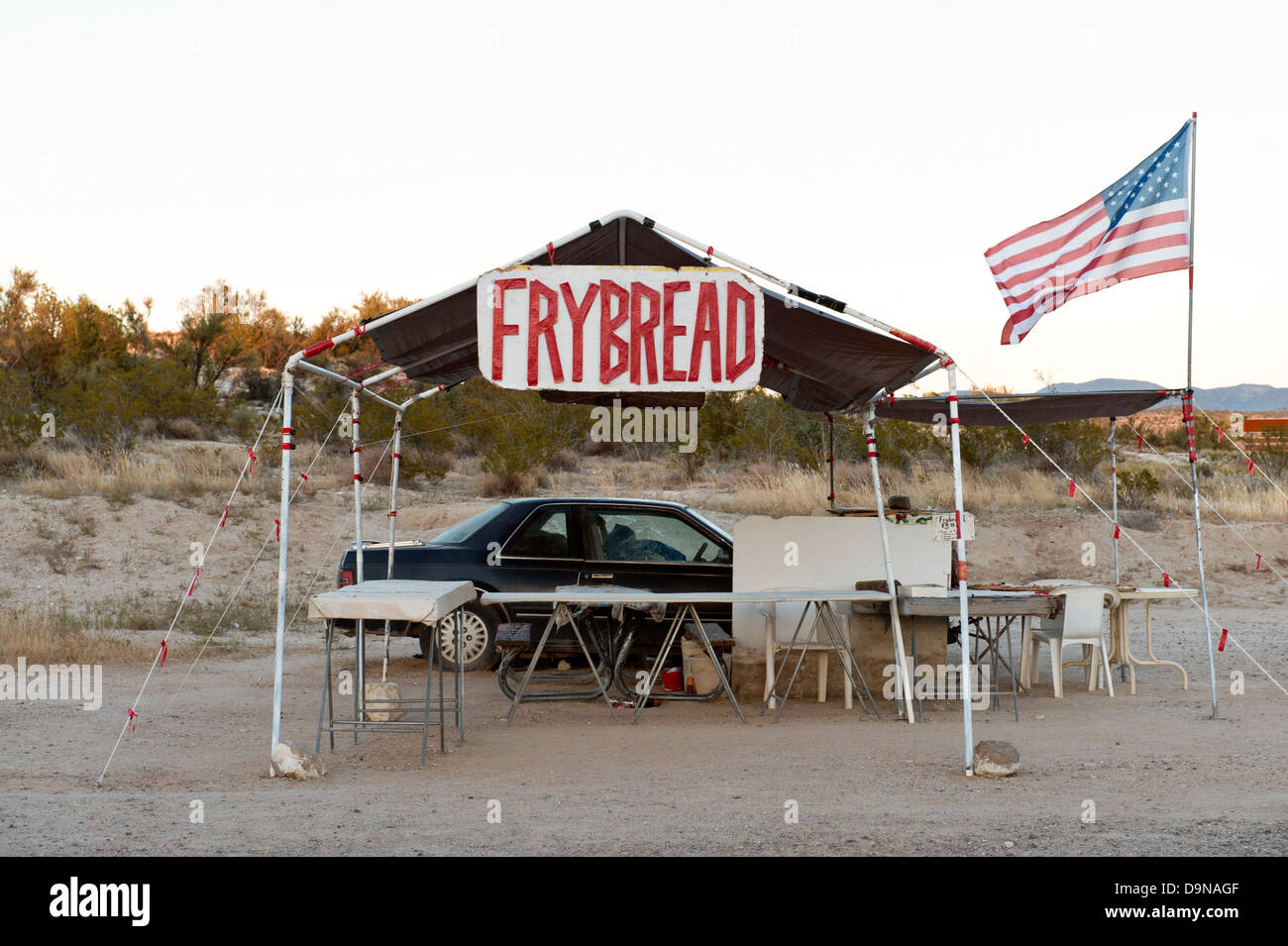 Native American Frybread Roadside Trading Post in Native American Town ...