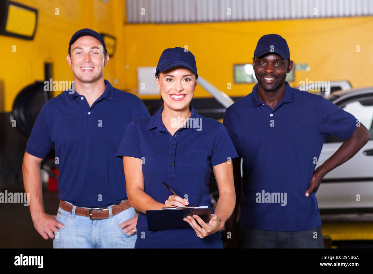 Car repair workers work hi-res stock photography and images - Alamy