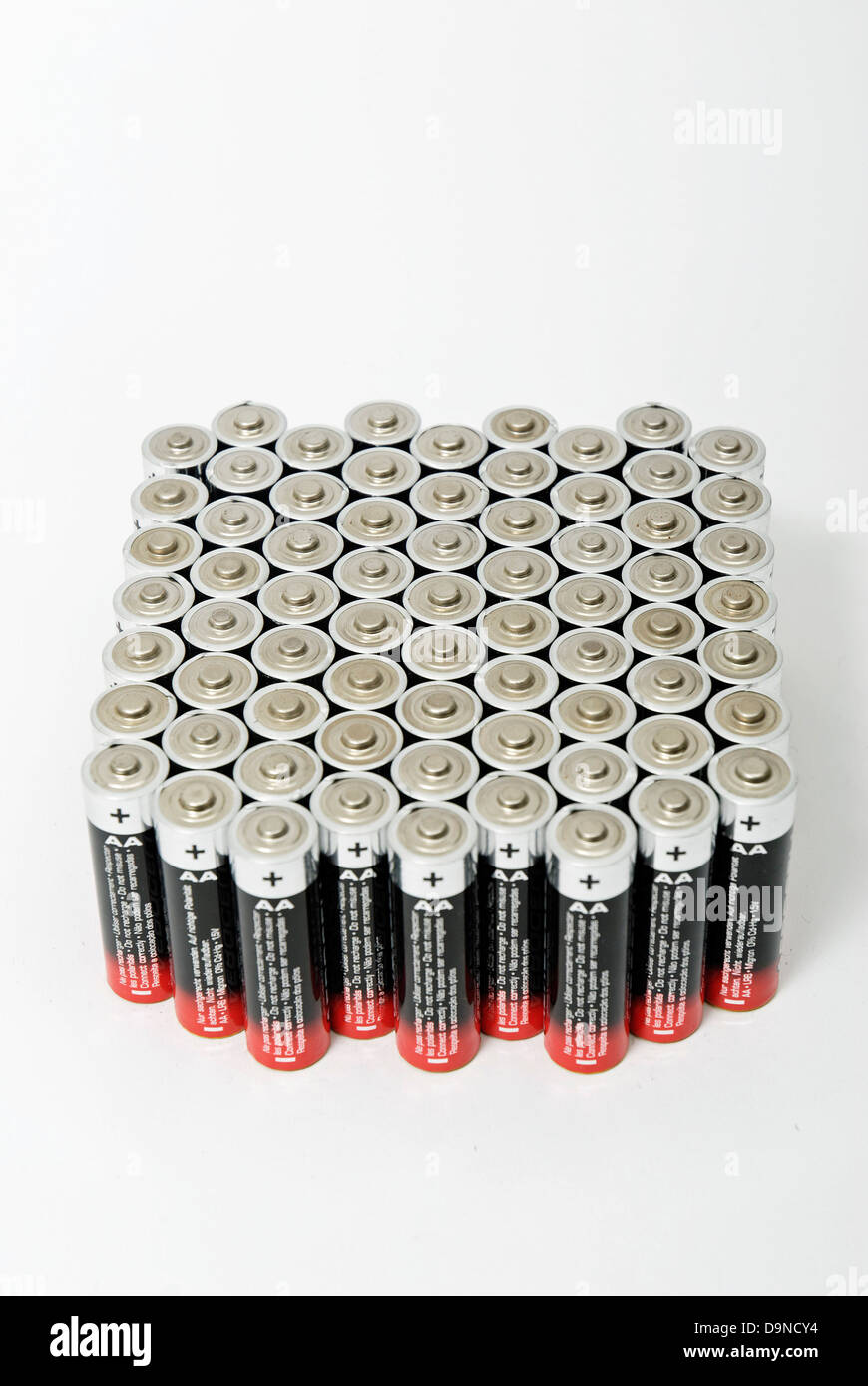 Consumed AA batteries Stock Photo - Alamy