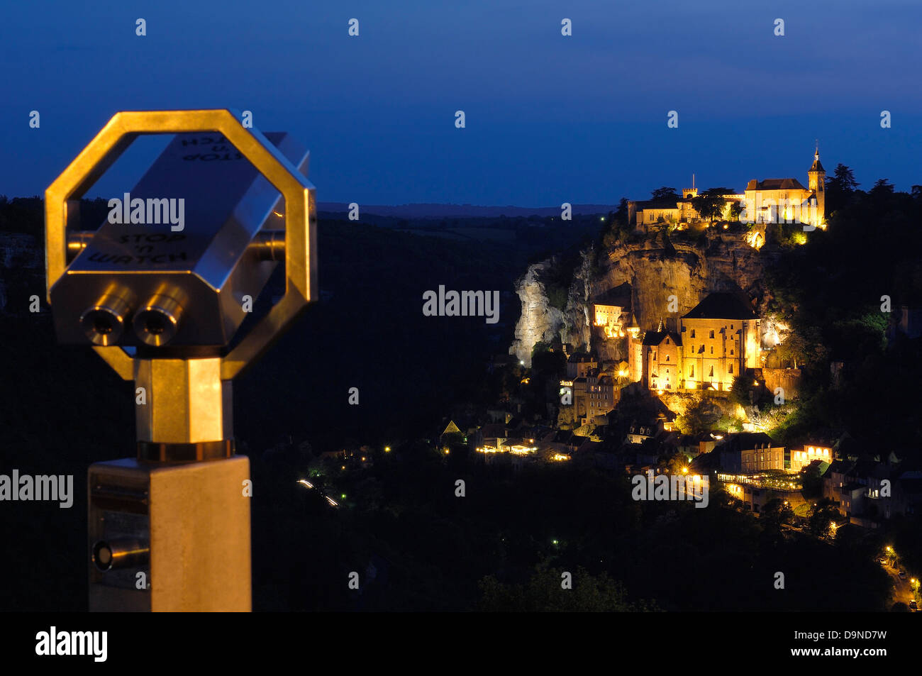 Rocamadour, Midi-Pyrenees Region, Lot Department, France, Europe Stock ...