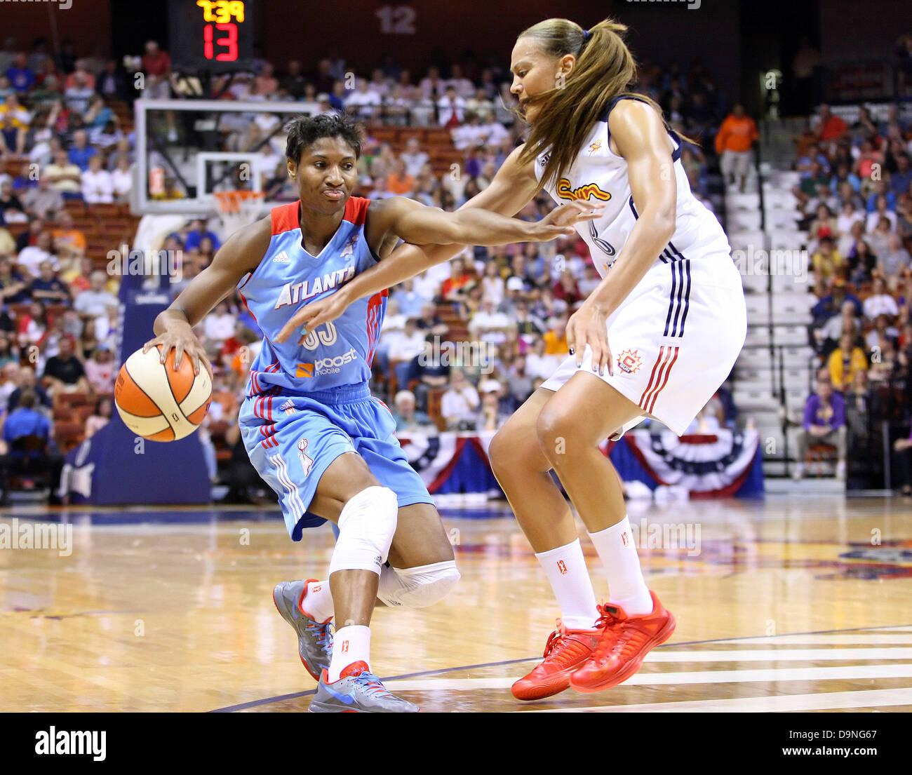 June 23, 2013 - Uncasville, Connecticut, United States - Atlanta Dream ...