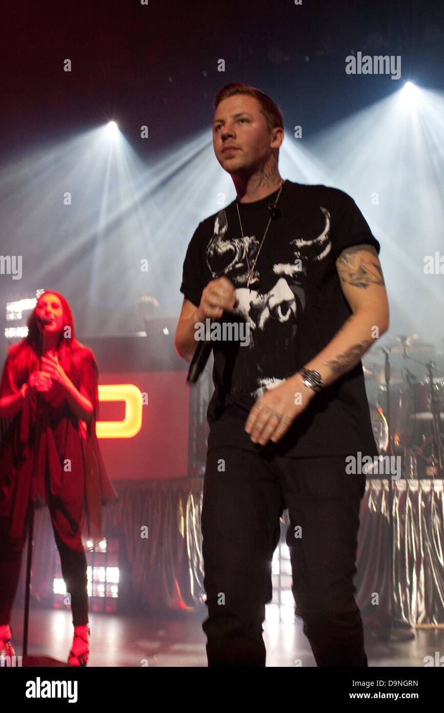 Guildford, UK. 23rd June 2013. Professor Green performing at G Live ...