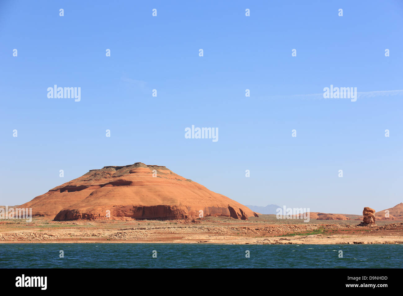 Landscape image of Halls Crossing at Lake Powell in Utah Stock Photo ...