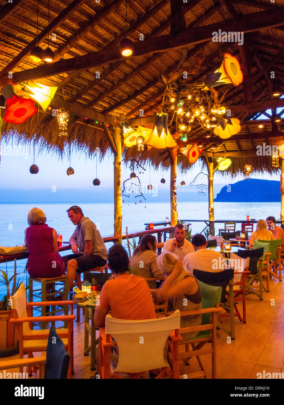 Skala greece cafe hi-res stock photography and images - Alamy