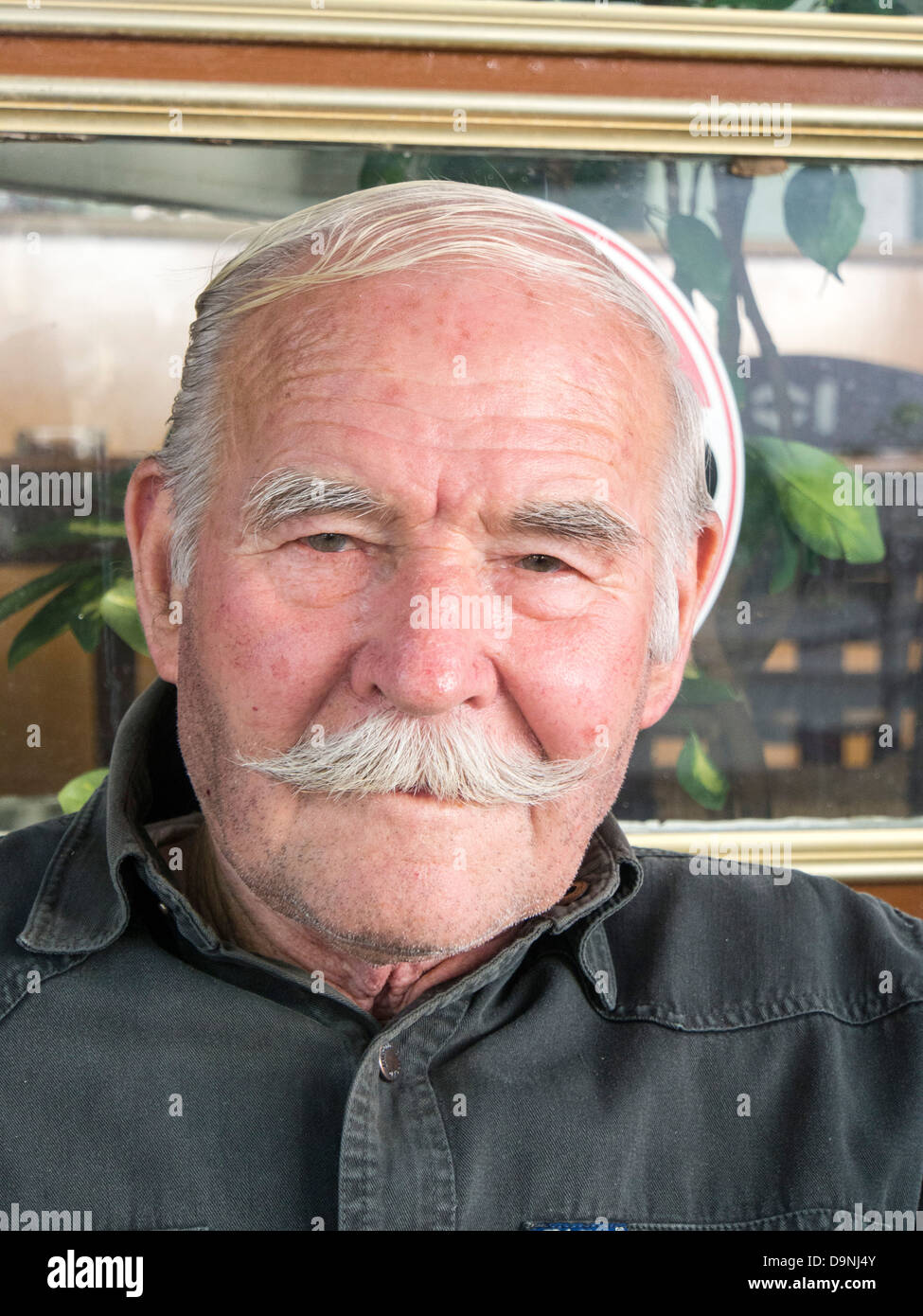 Old man with moustache hi-res stock photography and images - Alamy