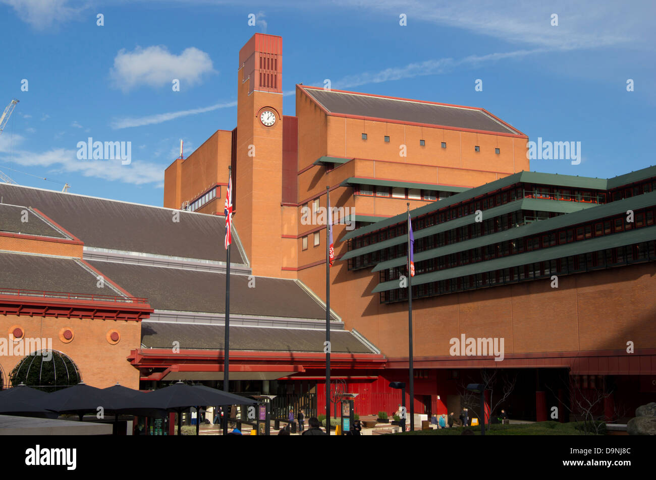 UK, England, London, british library exterior Stock Photo - Alamy