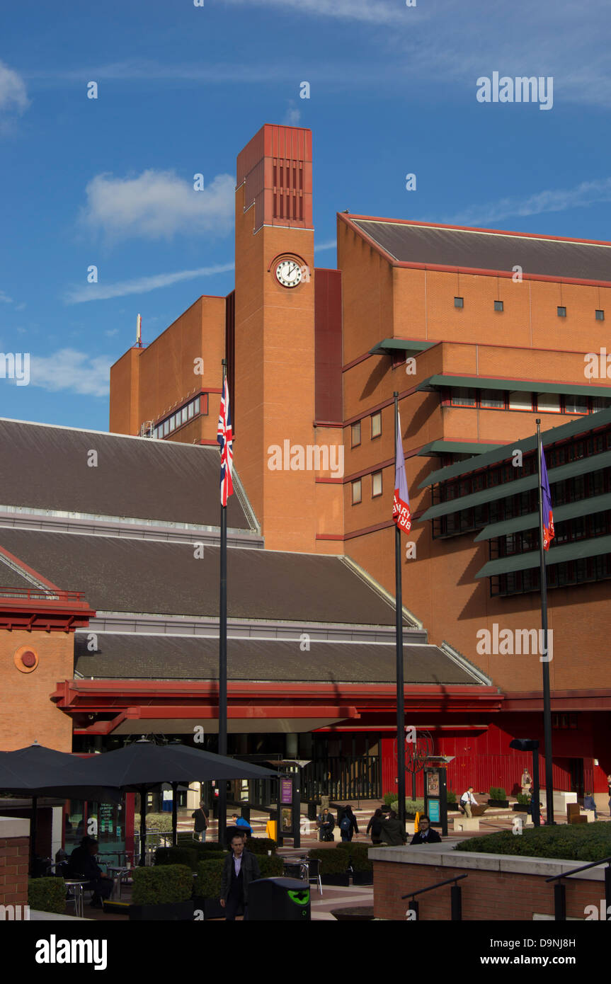 UK, England, London, british library exterior Stock Photo - Alamy