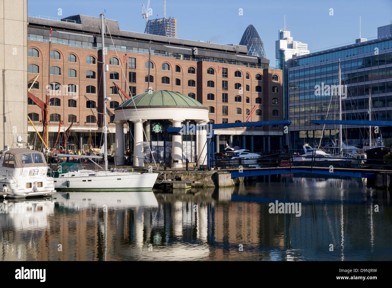UK, England, London, St Katherine's Dock Stock Photo - Alamy