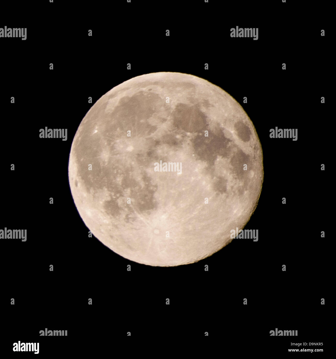 London, UK, 24 June 2013 - The perigee full moon, or the so-called ...