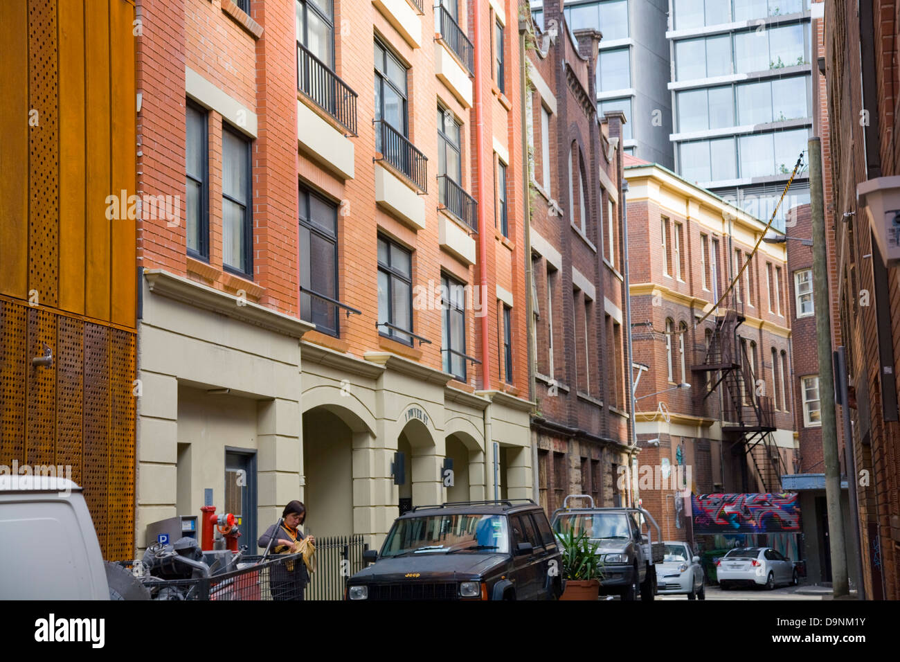 street in chippendale,sydney Stock Photo - Alamy