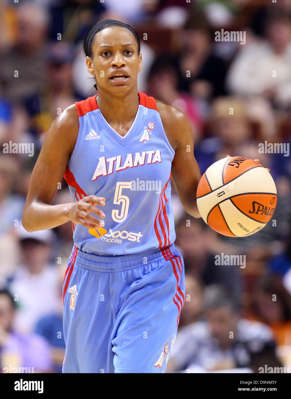 Uncasville, Connecticut, USA. 23rd June, 2013. Atlanta Dream guard ...
