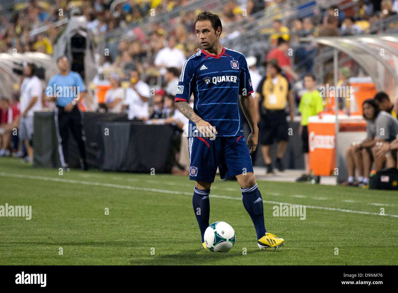 Columbus, OH, USA. 22nd June, 2013. June 22, 2013: Chicago Fire Dan ...