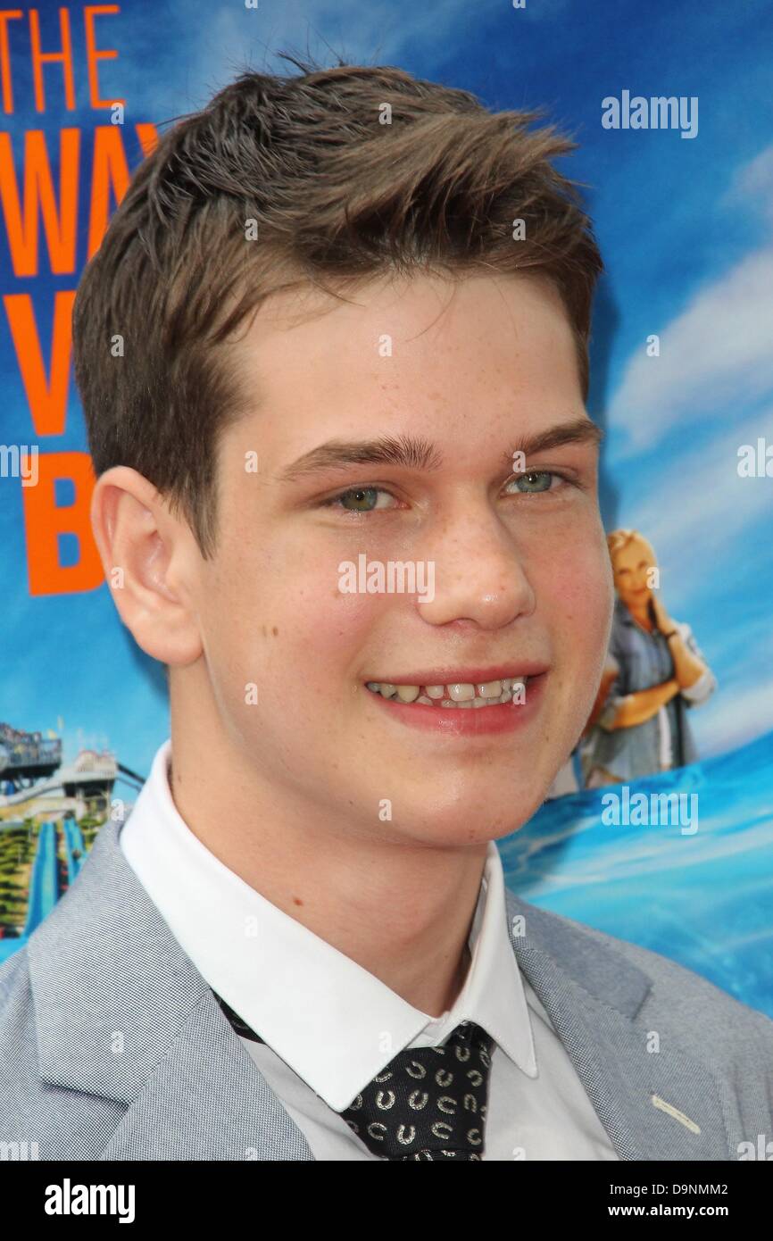 Los Angeles, California, U.S. June 23, 2013. Liam James attends Los ...