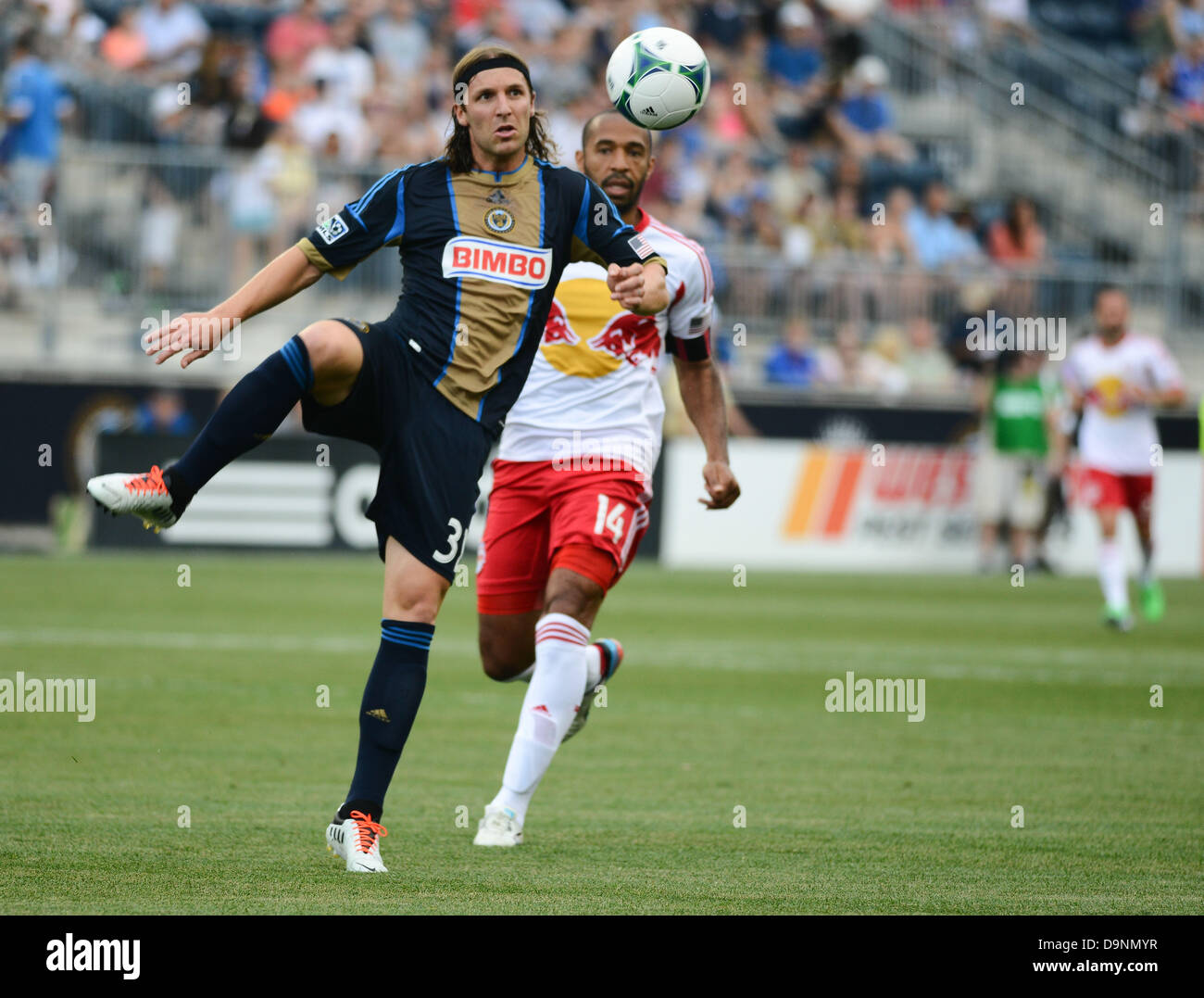 Chester, Pennsylvania, U.S June 23, 2013. JEFF PARKE (31) of the ...
