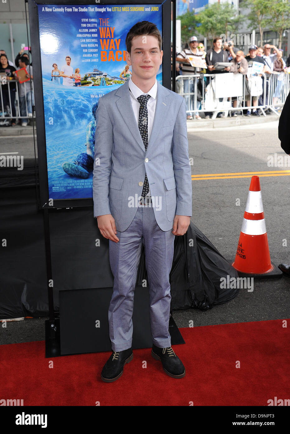 Los Angeles, California, USA. 23rd June, 2013. Liam James arrives for ...