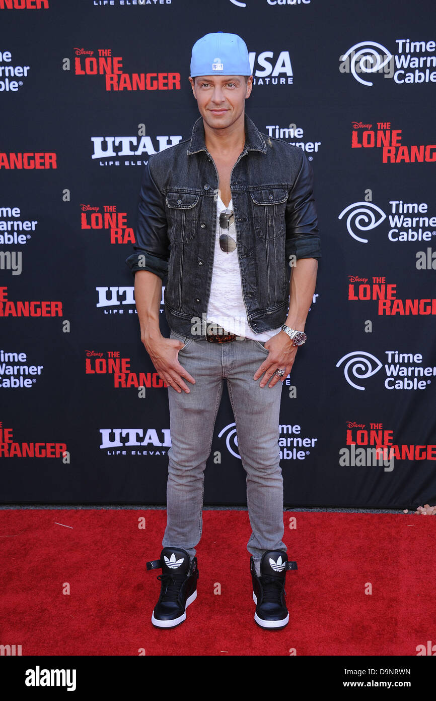 Anaheim, California, USA. 22nd June, 2013. Joey Lawrence arrives for ...