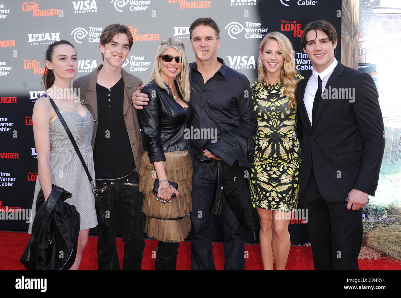 Anaheim, California, USA. 22nd June, 2013. Steven R. McQueen, Luc ...