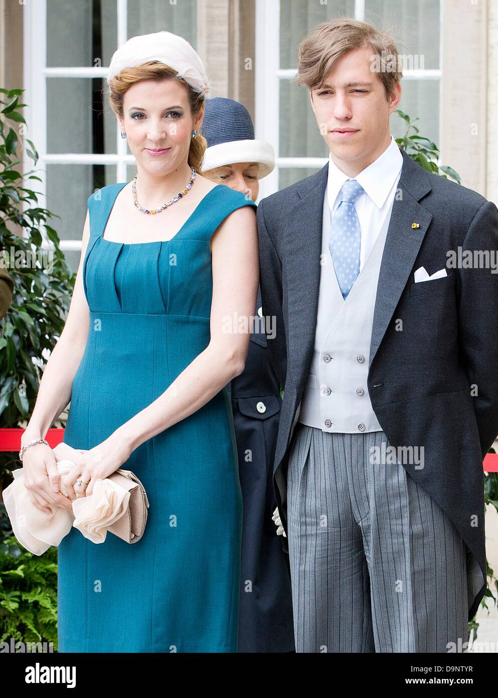 Prince Louis Princess Tessy Luxembourg High Resolution Stock ...