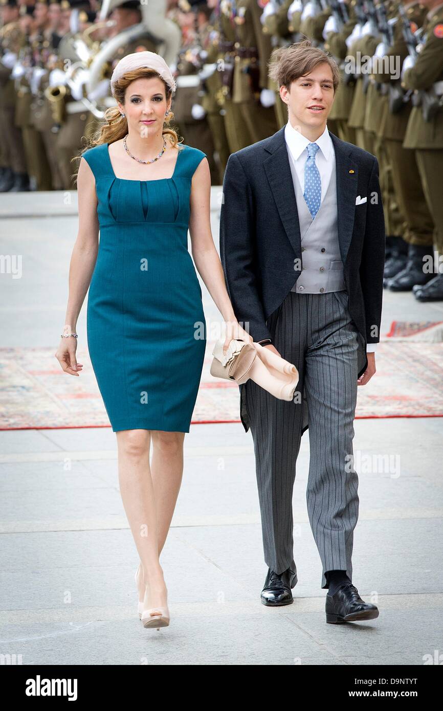 Prince Louis Princess Tessy Luxembourg High Resolution Stock ...