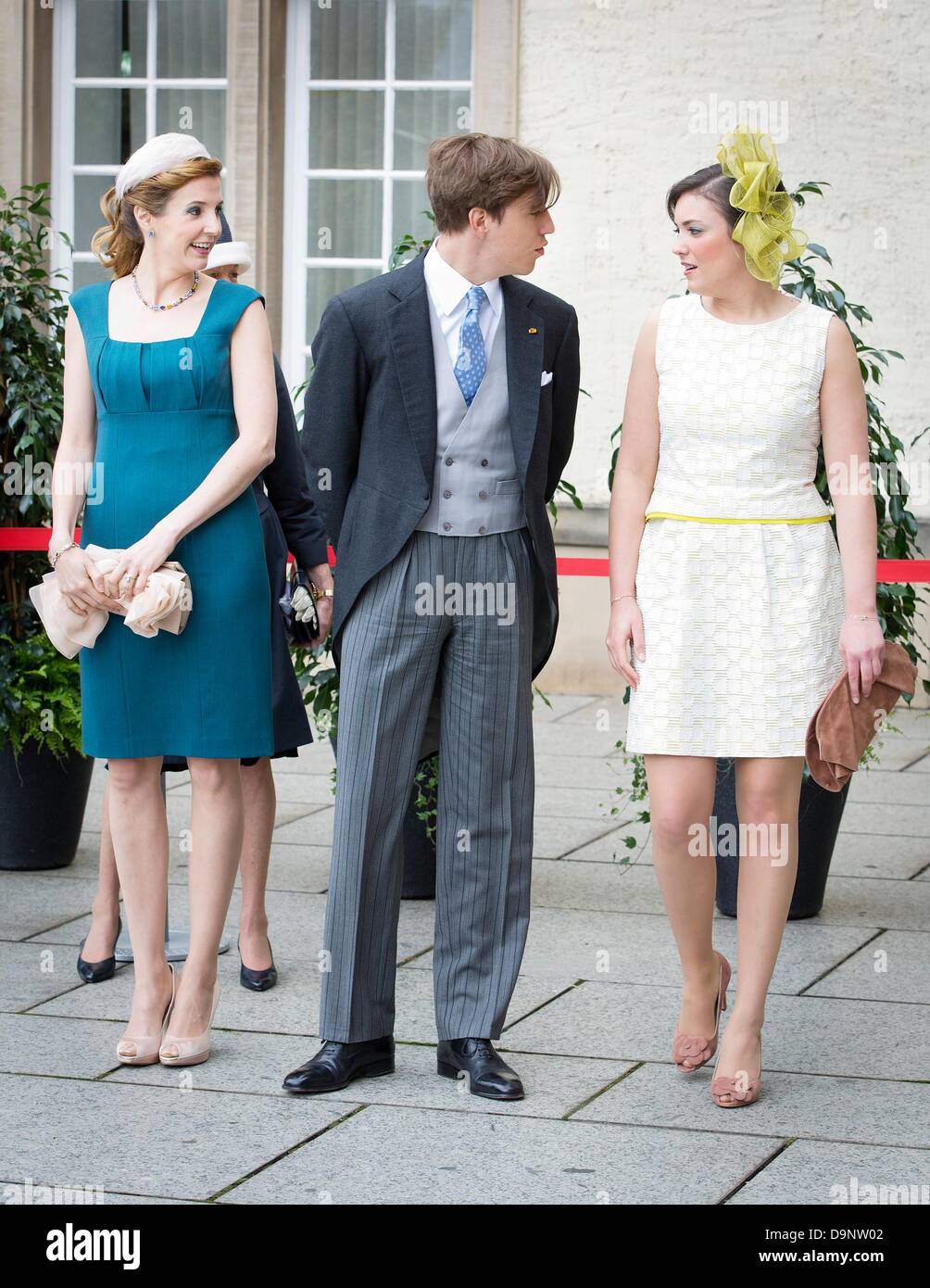 Prince Louis Princess Tessy Luxembourg High Resolution Stock ...