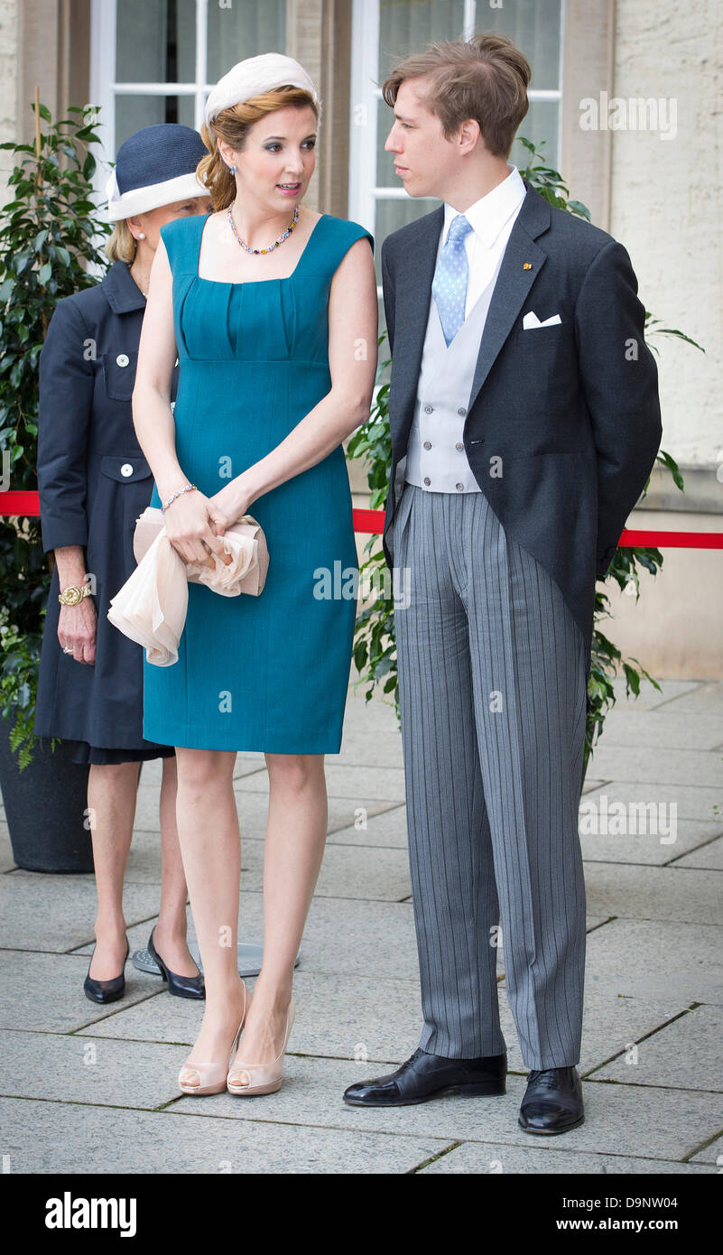 Luxembourg, 23 June 2013. Prince Louis and Princess Tessy of Luxembourg ...
