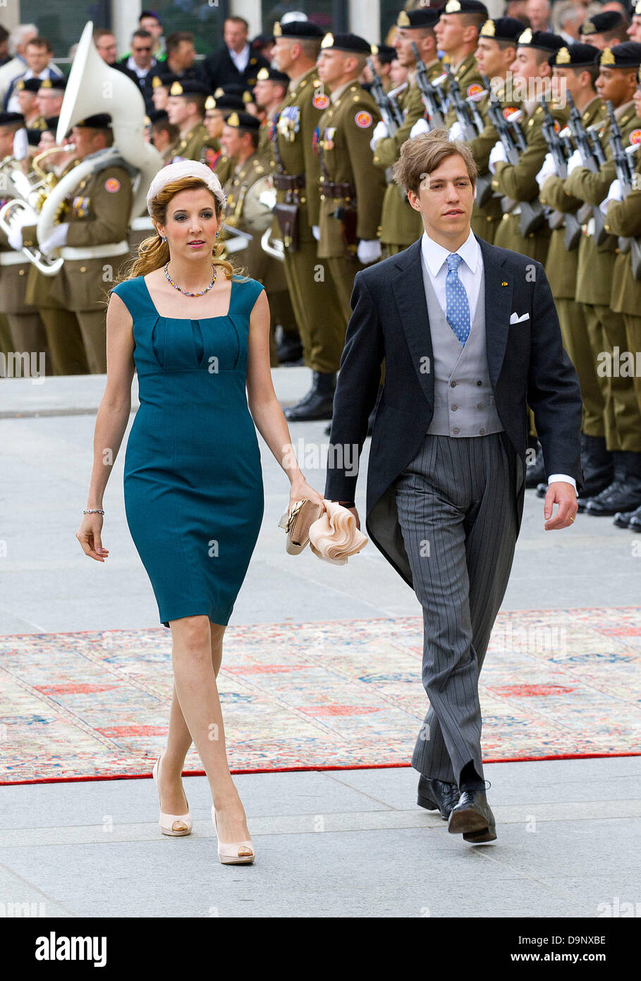 Prince Louis Princess Tessy Luxembourg High Resolution Stock ...