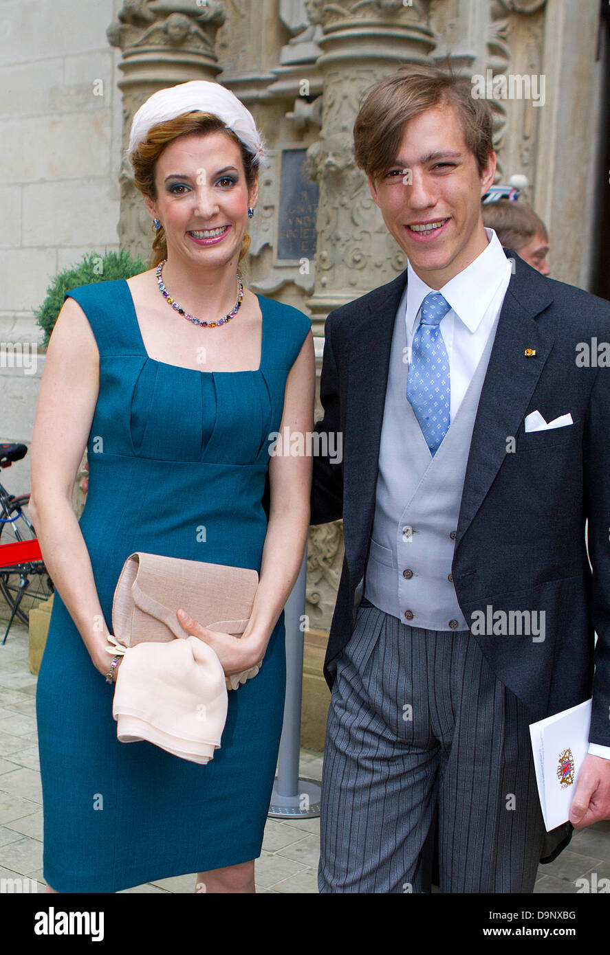 Luxembourg, 23 June 2013. Prince Louis and Princess Tessy of Luxembourg ...