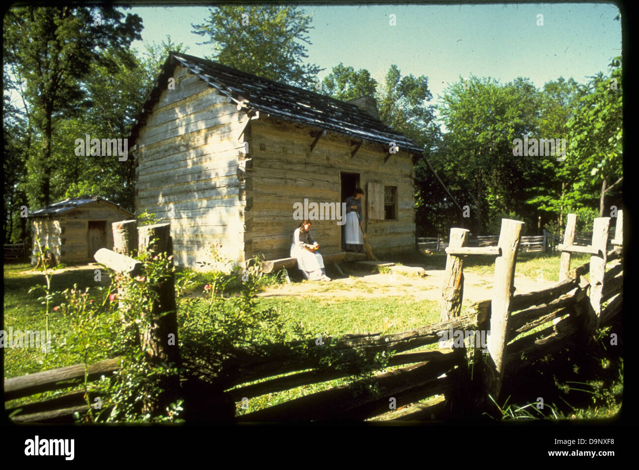 The Lincoln Boyhood National Memorial in Indiana commemorates the early ...