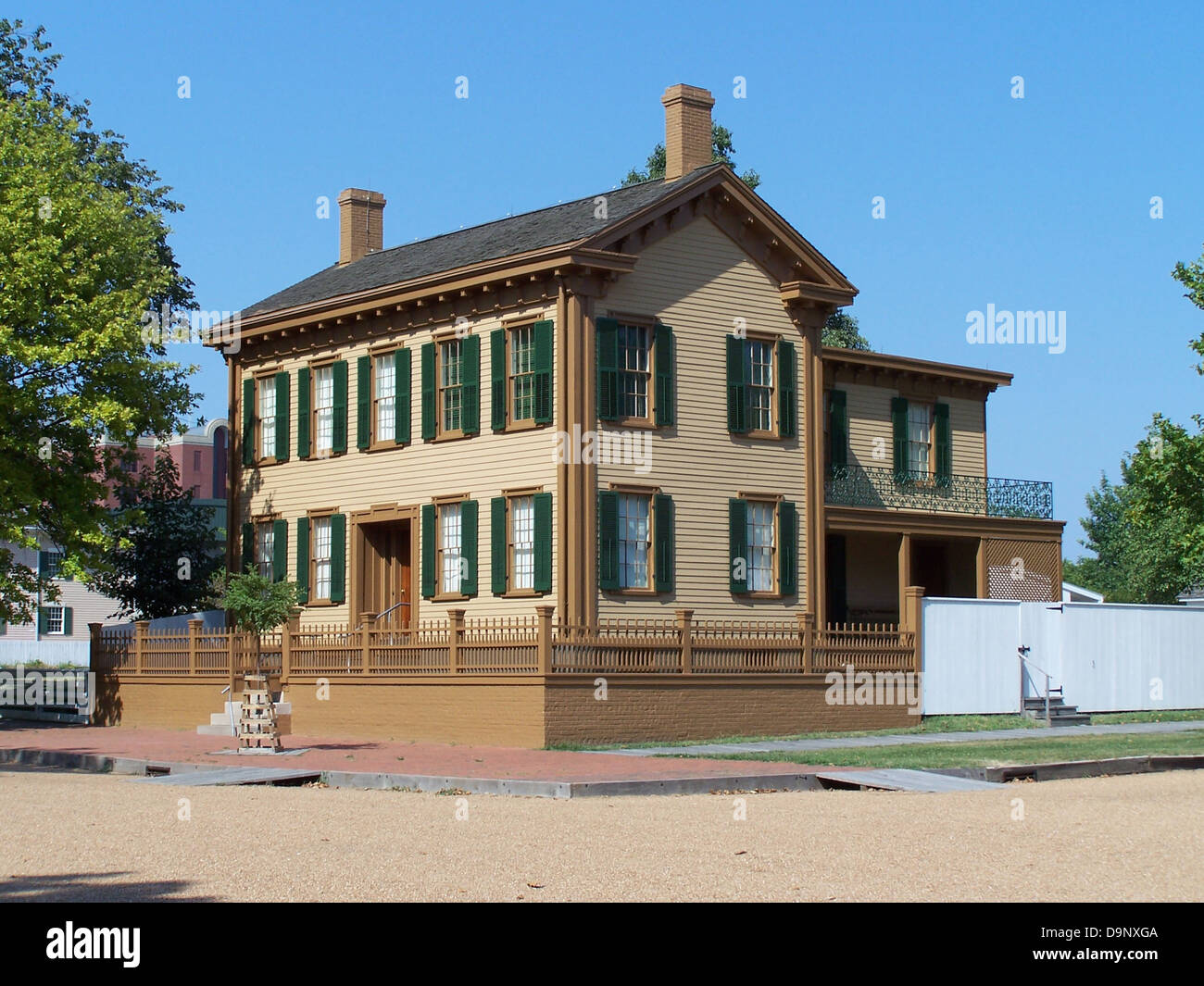 The Lincoln Home National Historic Site in Springfield, Illinois ...