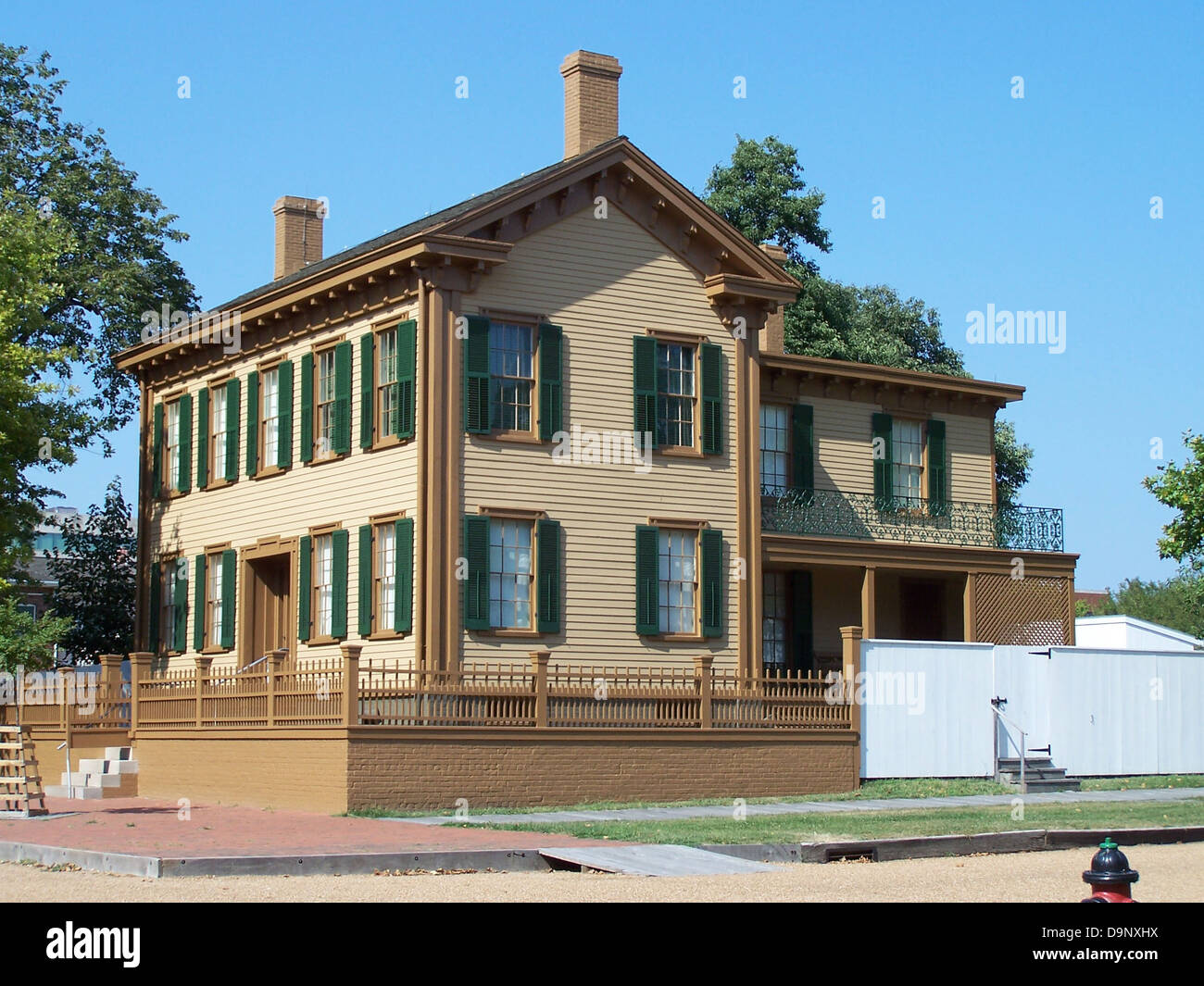 The Lincoln Home National Historic Site in Springfield, Illinois ...